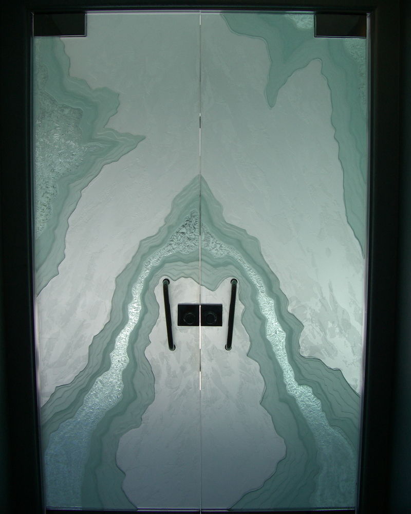 Etched Glass Doors: Effects for Privacy | Sans Soucie