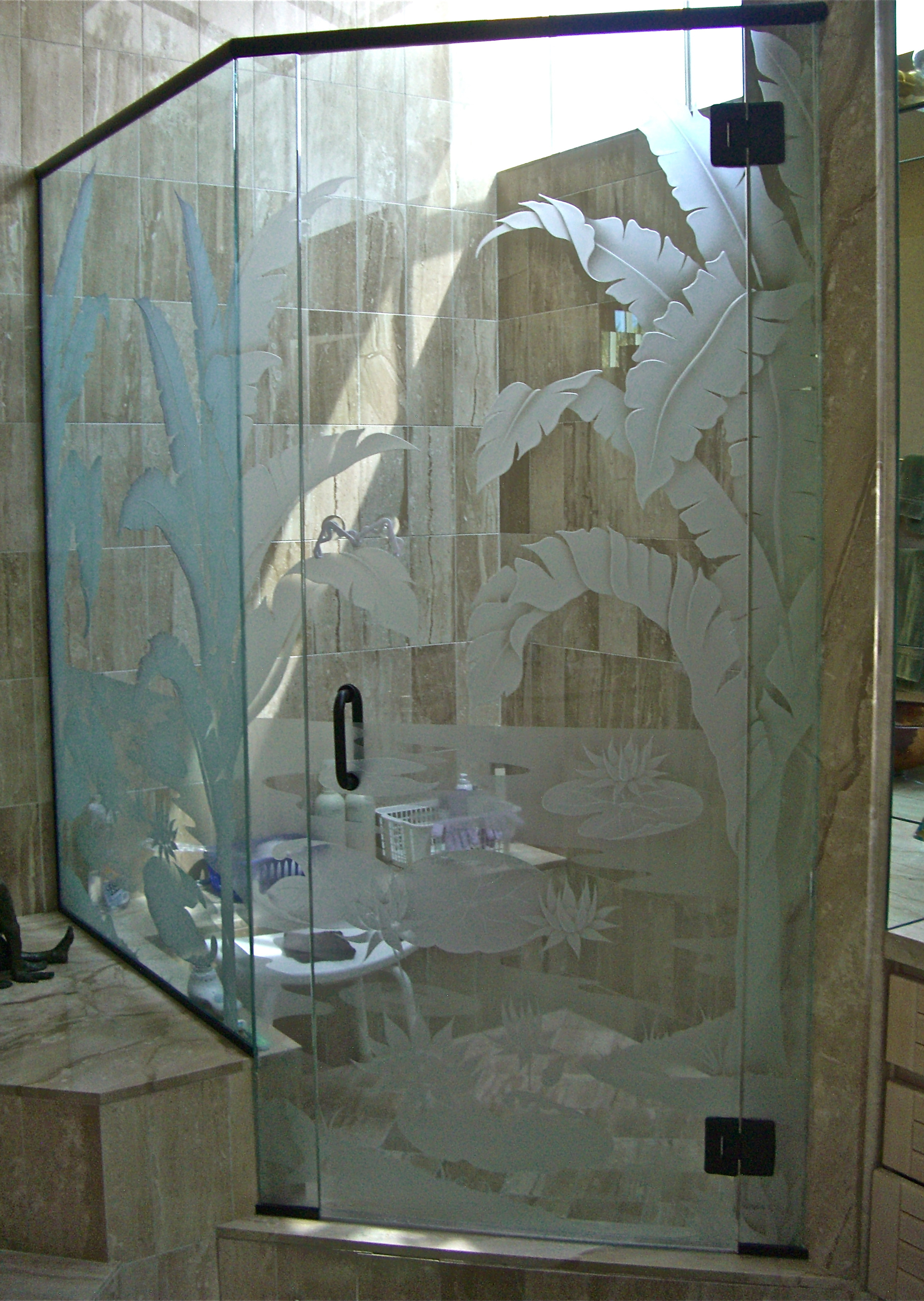 Frosted Glass Showers | Tub Shower Enclosures
