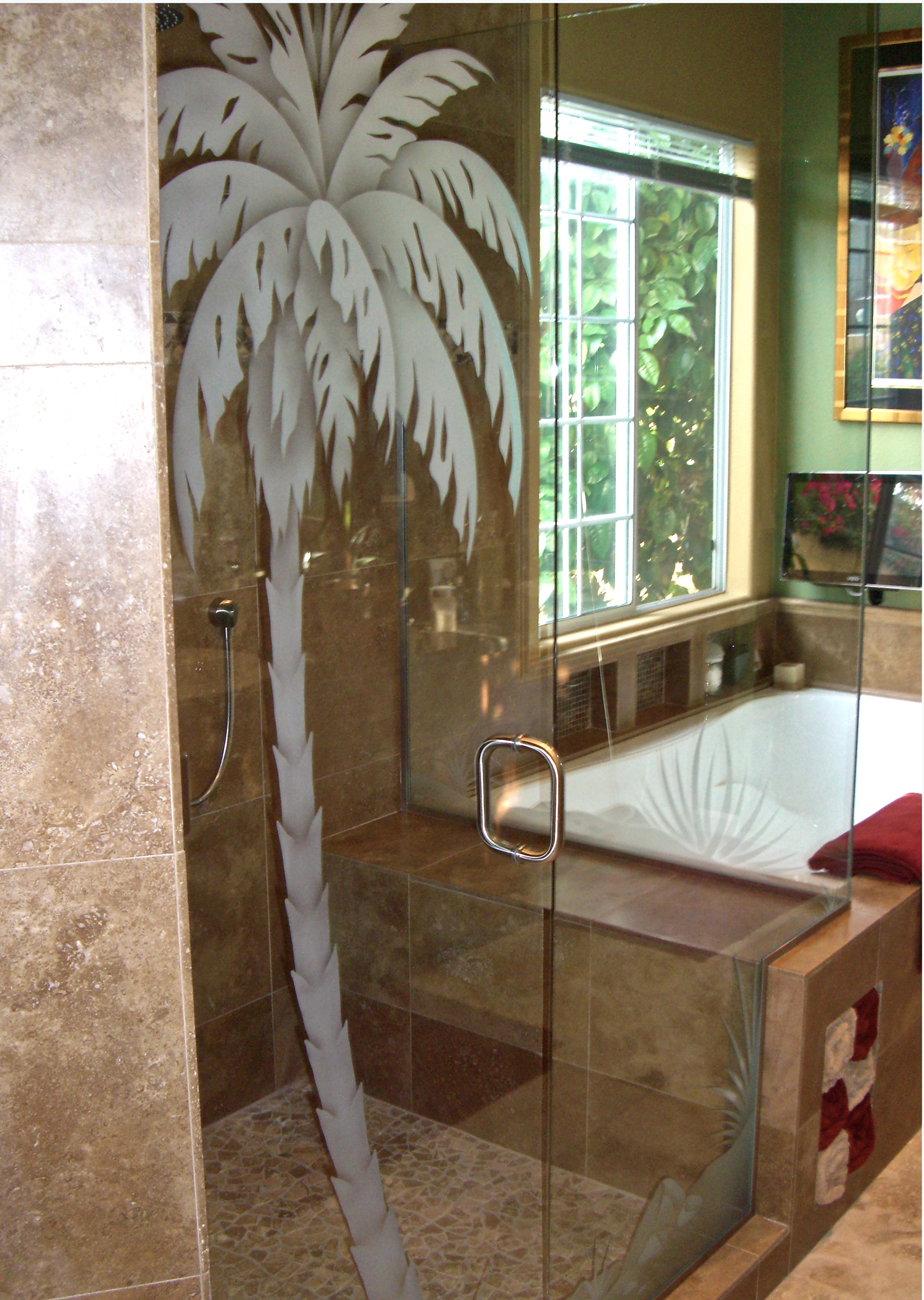 Frosted Glass Showers | Tub Shower Enclosures