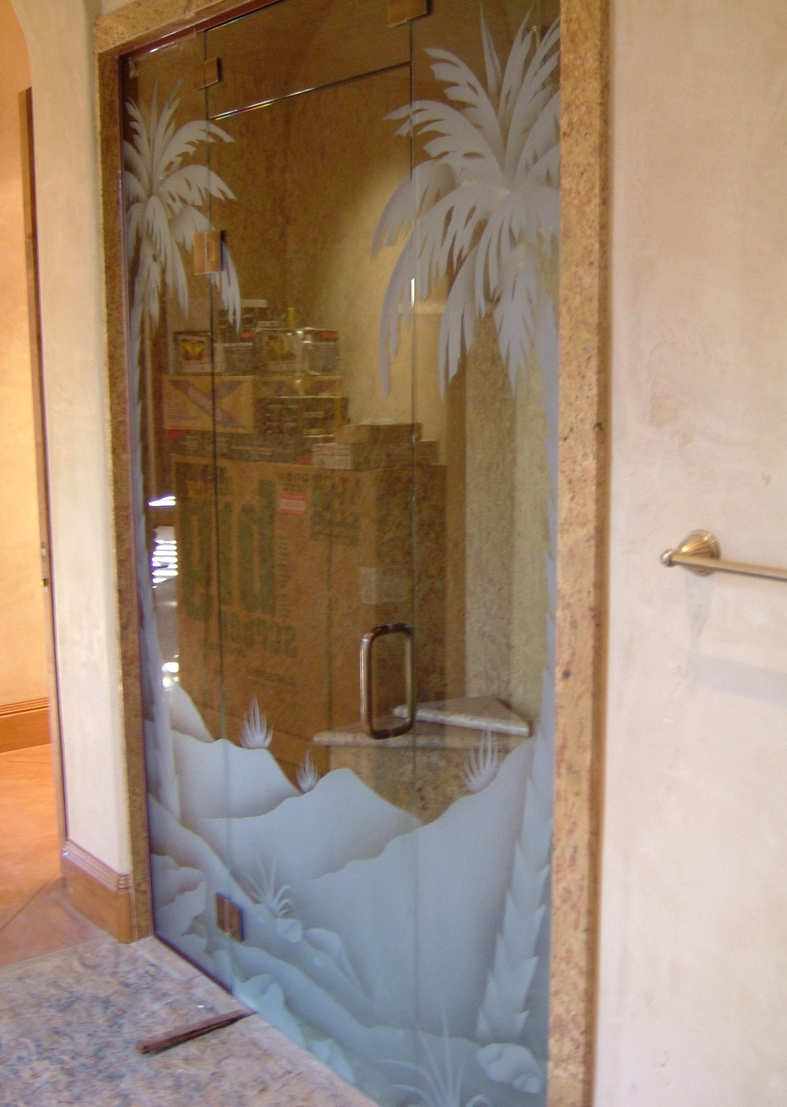Frosted Glass Showers | Tub Shower Enclosures