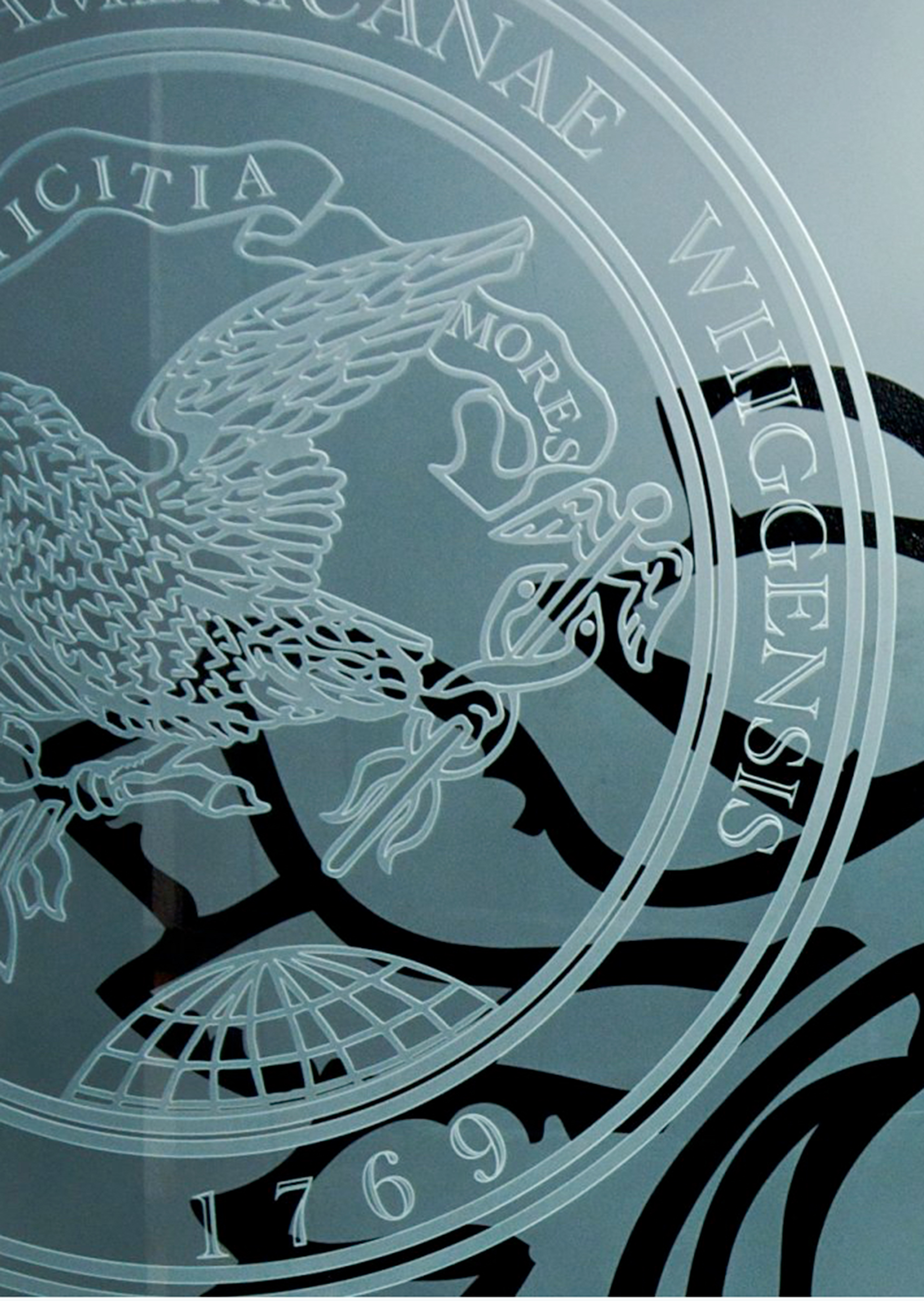 Frosted Glass Sign | Etched Glass Signs | Sans Soucie Art Glass