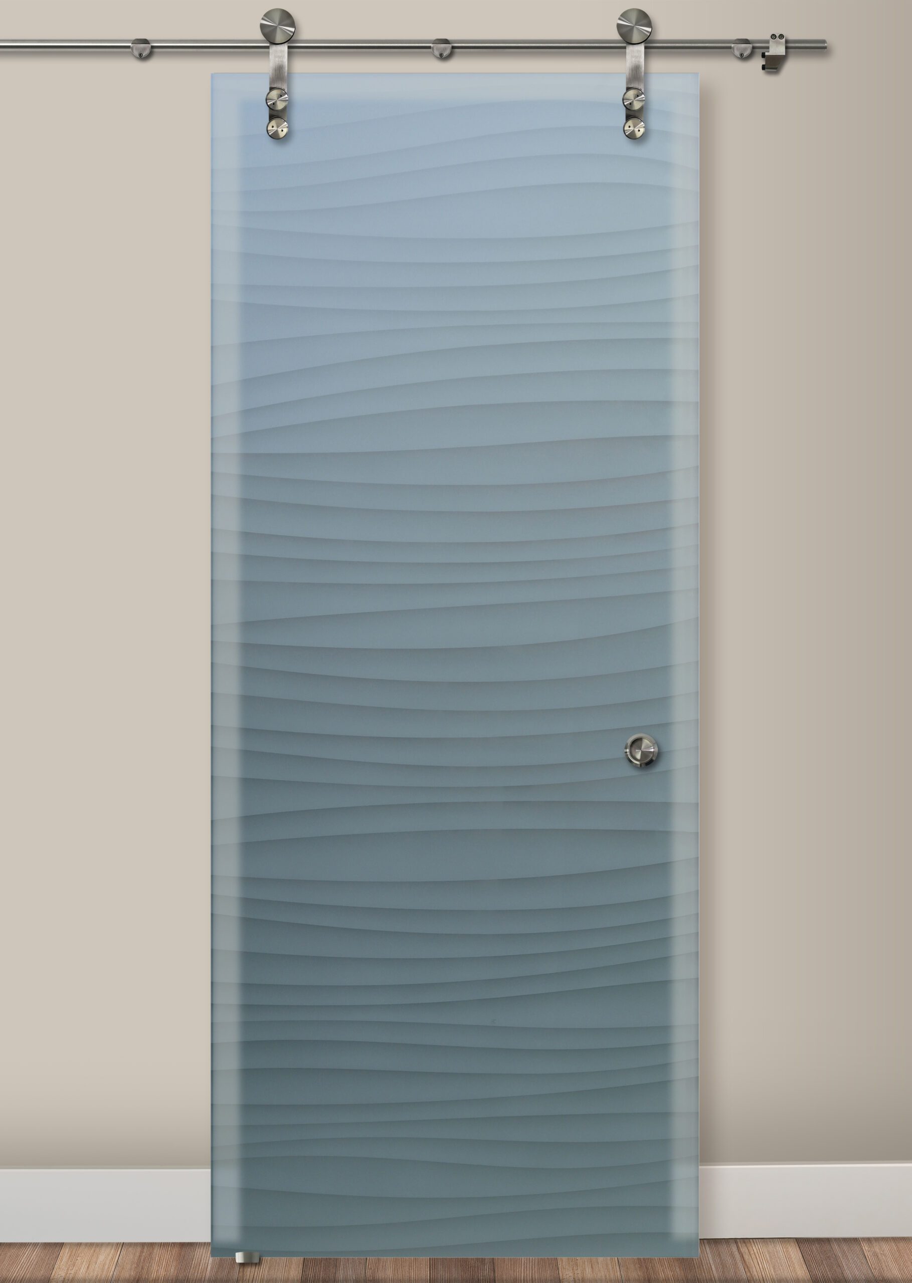 Frosted Glass Barn Door | Sliding Glass Barn Doors | Sans Soucie