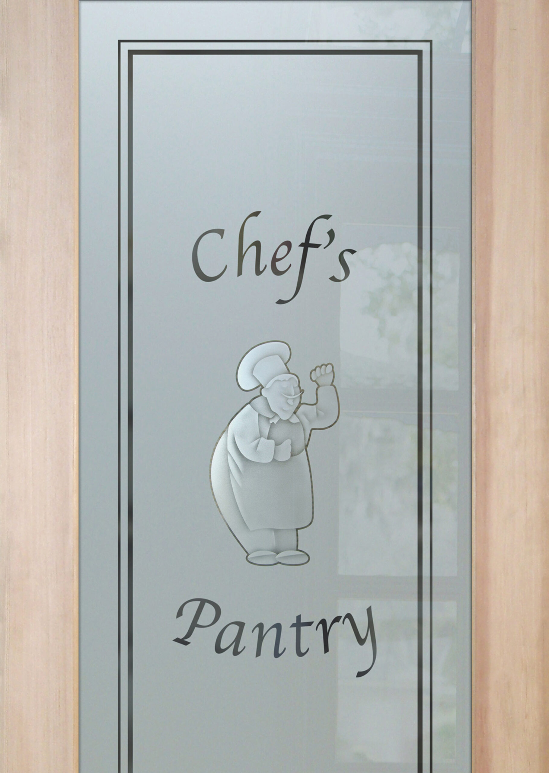 Pantry Doors | Frosted Glass Pantry Door YOU CUSTOMIZE!