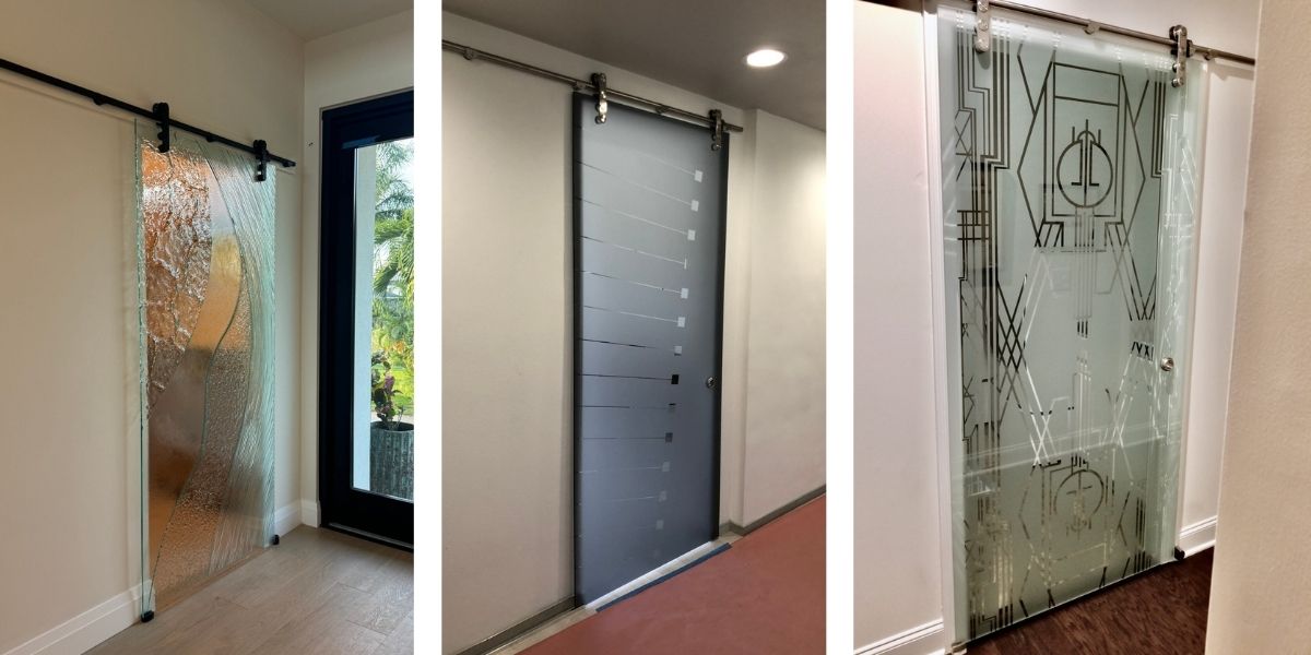 What Is a Glass Barn Door? A Homeowner’s Guide - Sans Soucie Art Glass